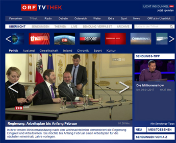 Rekordbilanz für ORF-TVthek in 2016 – mnews – medianet.at