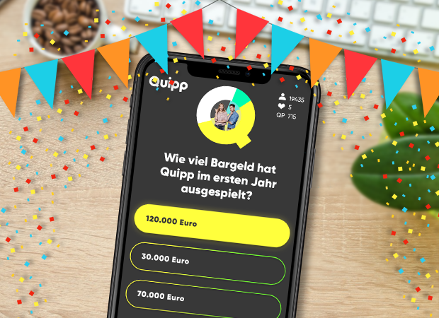 Österreichs Nummer 1 Live-Quiz-App „Quipp“ feiert ihr einjähriges ...