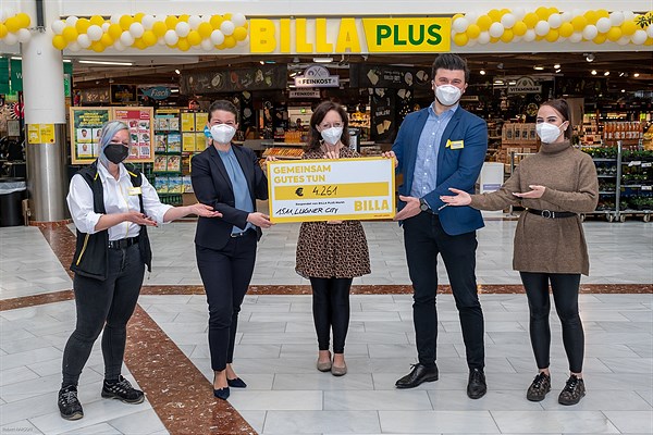 Wiener Billa Plus-Markt unterstützt gemeinsam mit Kunden St. Anna ...