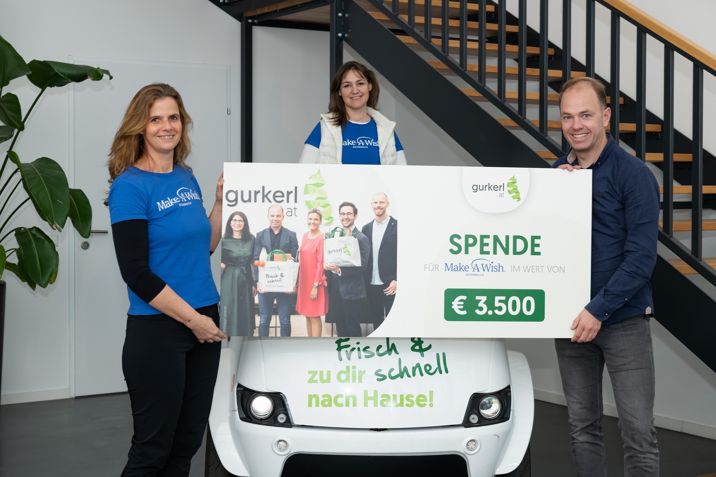 gurkerl.at übergibt 3.500 Euro an Make-A-Wish Österreich – mnews ...