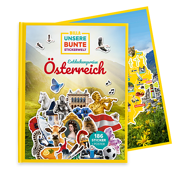 Billa-Sticker laden zur Entdeckungsreise durch Österreich ein – mnews ...