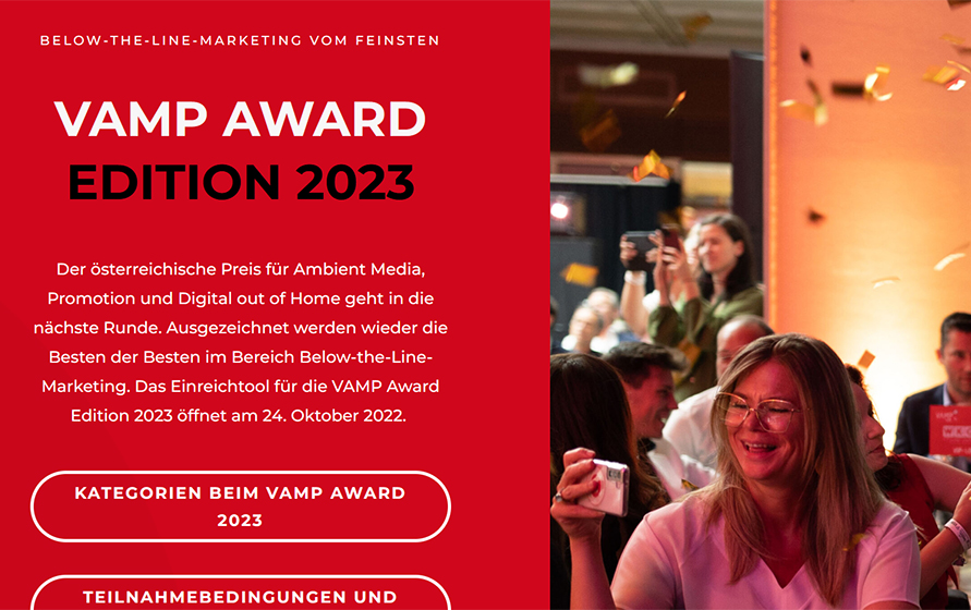 Vamp Award startet die Edition 2023 – mnews – medianet.at